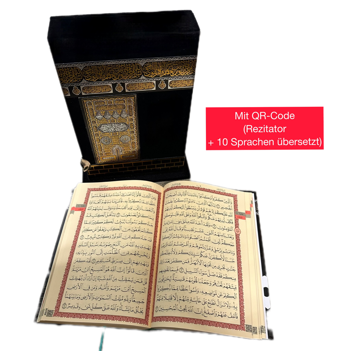Quran Box im Kaaba Stil Schwarz/Gold – diinsign